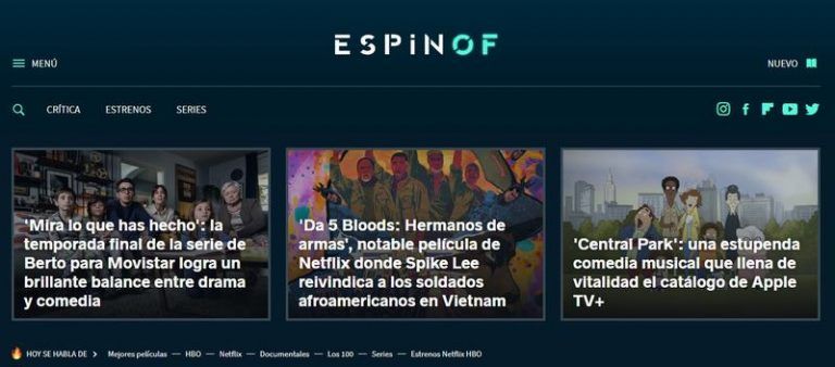 15 Mejores Blogs de CINE: cortos, series, cine español (2025)