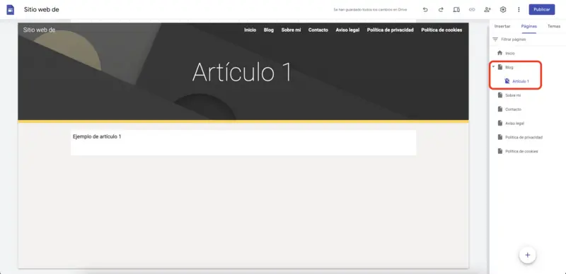 Cómo crear un blog en Google Sites y ganar dinero con él 2024